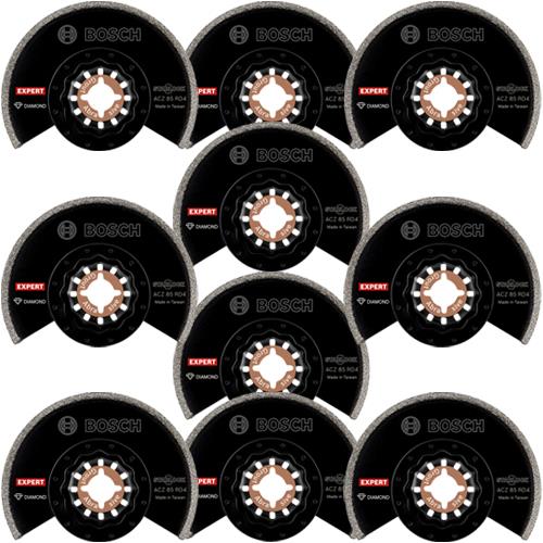 Bosch ACZ 85 RD4 Expert Starlock Diamond Grout Multi-tool Blades 10pk