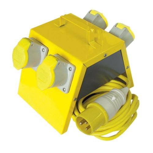 Defender E13104 4-way 110V 16A Power Splitter