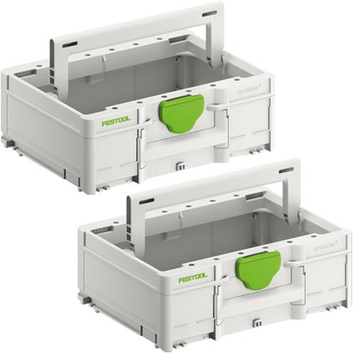 Festool Systainer ToolBoxes *TWIN PACK* (SYS3 TB M 137 / 204865)