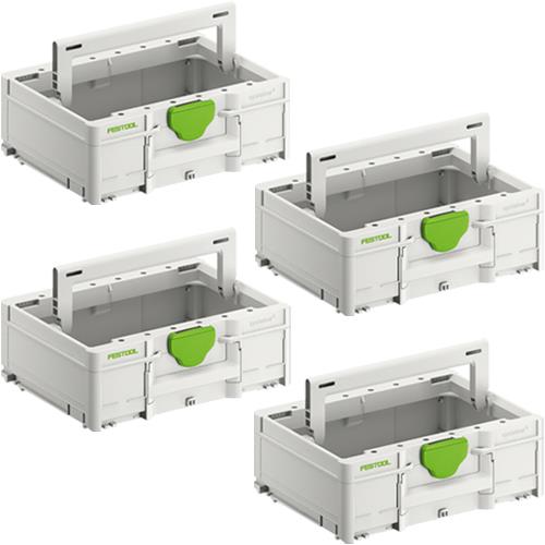 Festool Systainer ToolBoxes *FOUR PACK* (SYS3 TB M 137 / 204865)