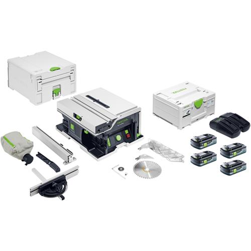 Festool CSC SYS 50 18V Brushless Sliding Table Saw (4x 4Ah High-power)