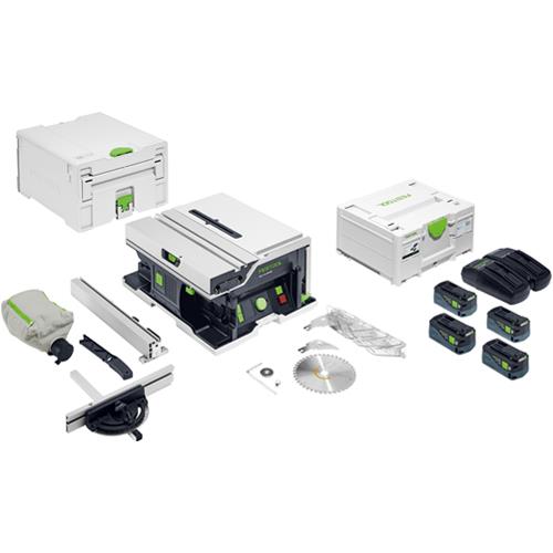 Festool CSC SYS 50 18V 168mm Brushless Sliding Table Saw (4x 5Ah)