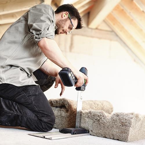 Festool ISC 240 18V Insulation Saw (2x 5Ah) + 1.4m Guide Rail