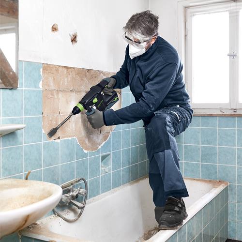 Festool KHC18 18V 2.6J 26mm SDS Drill (Plus Version - 2x 5Ah) 577449 ...