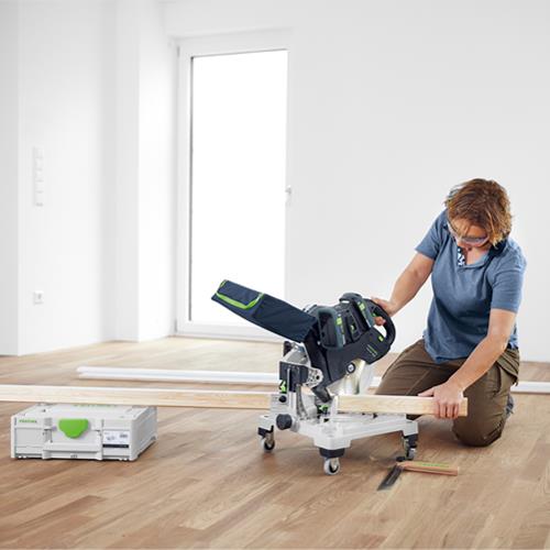 Festool SYMC 70 SYMMETRIC 2x18V 216mm Compound Mitre Saw (4x 5Ah)