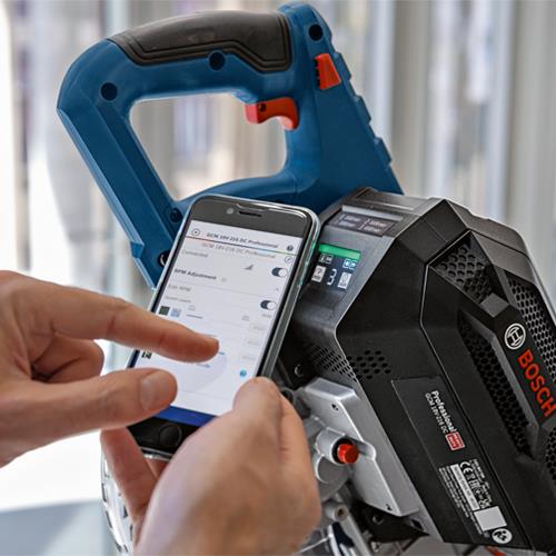 Bosch GCM 18V-216 DC 18V BITURBO Dual-bevel Mitre Saw (2x 8Ah ProCore)