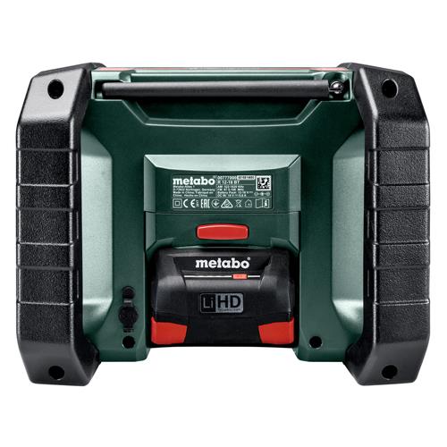 Metabo DAB Radio | R12-18BT DAB+ Digital, Bluetooth + 1x 4Ah