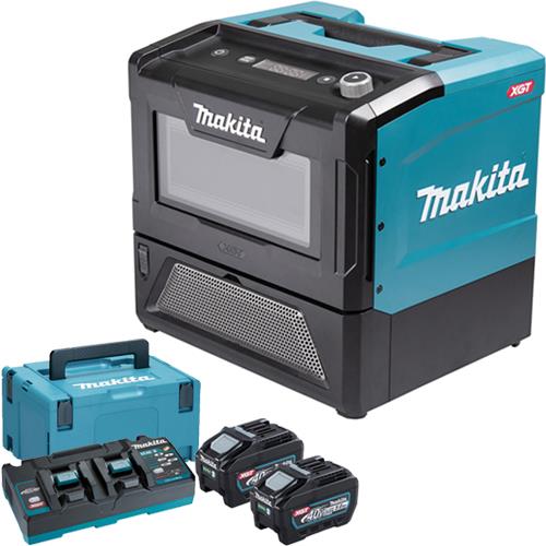 Makita 40V Microwave XGT 500W MW001G (2x 5Ah PowerPack)