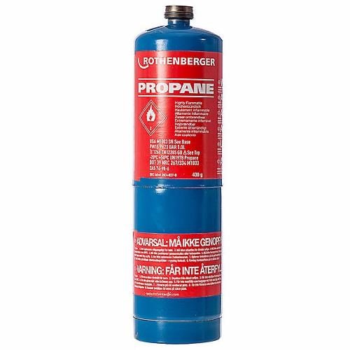 Rothenberger Disposable Propane Gas Cylinder 400g (35535)